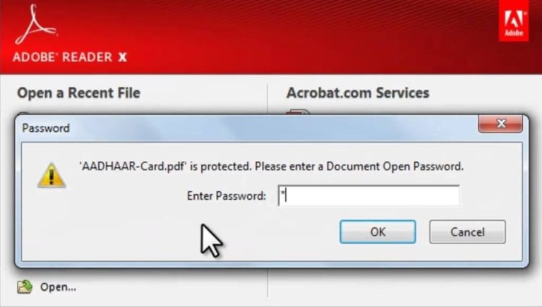 How To Get Aadhar Card Password To Open Pdf File UIDAI Aadhaar