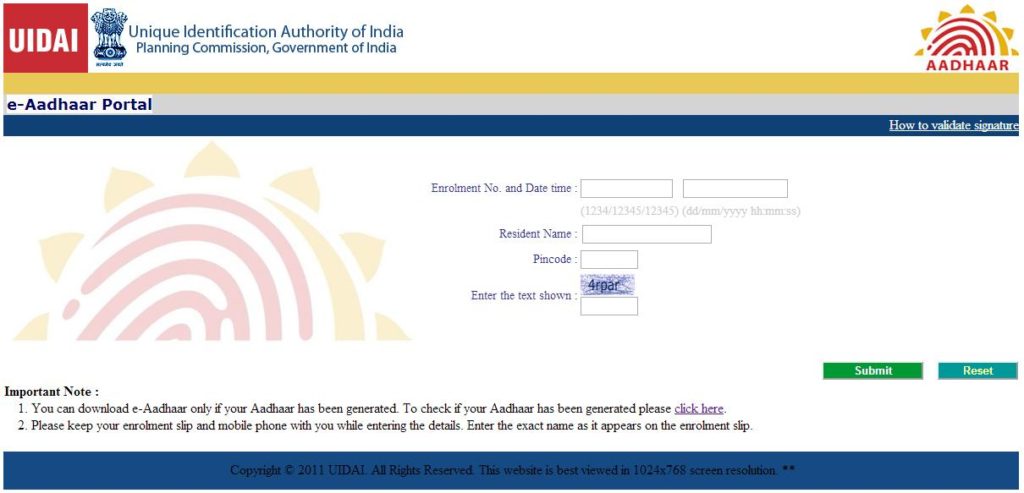How to get a duplicate Aadhar card? - UIDAI Aadhaar