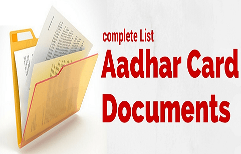Documents required Aadhaar card [ With Simple Steps]