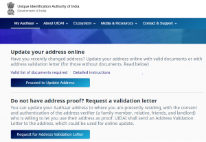 Aadhar self-service update portal - [aadhar-uidai.in]