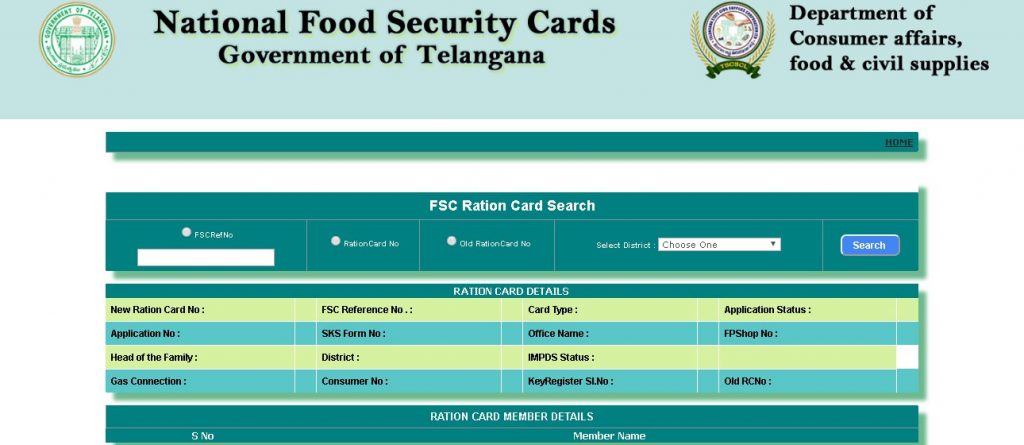 Telangana Ration Card List, Application Status and Online Apply - UIDAI ...